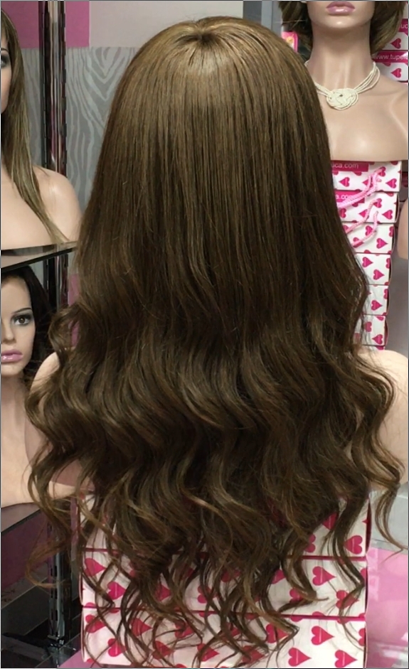 Peluca natural Anabel 100% cabello humano